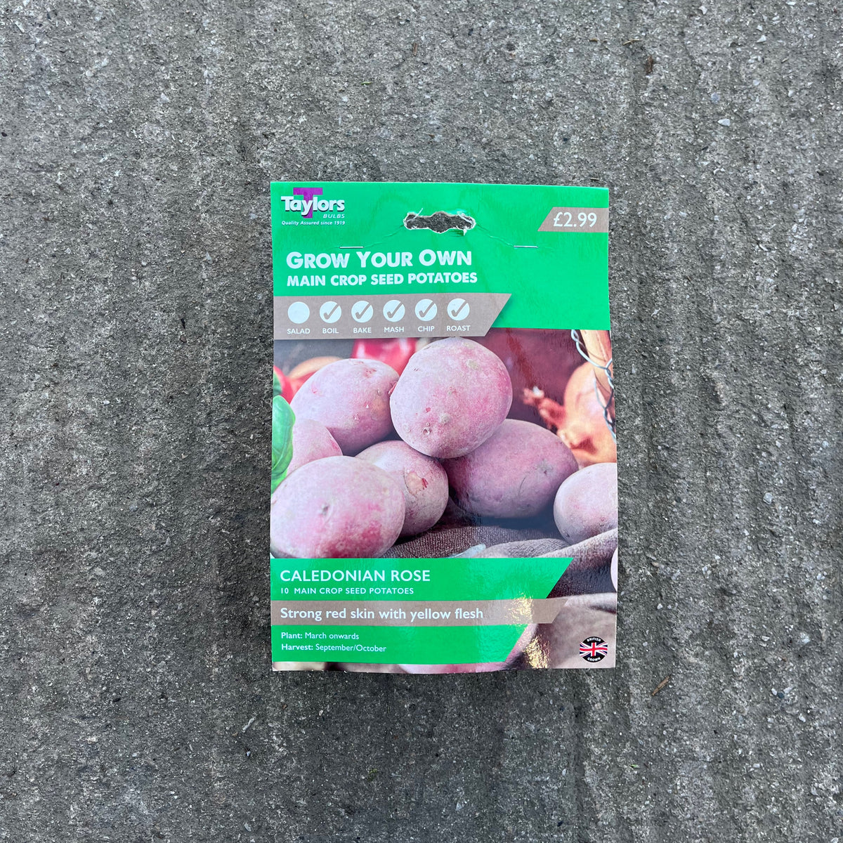 Taster Pack - Caledonian Rose Seed Potatoes – Lay of the Land Ltd